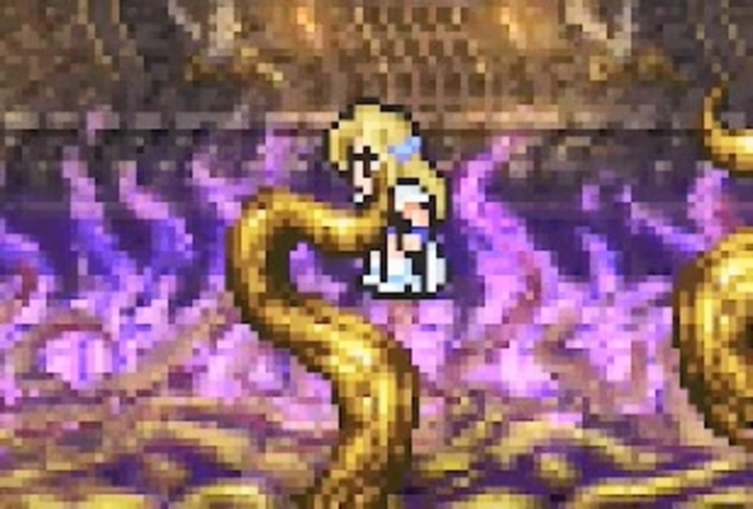 理不尽な触手がセリスを襲う！│FF6ピクセルリマスター part 34 - ニコニコ動画