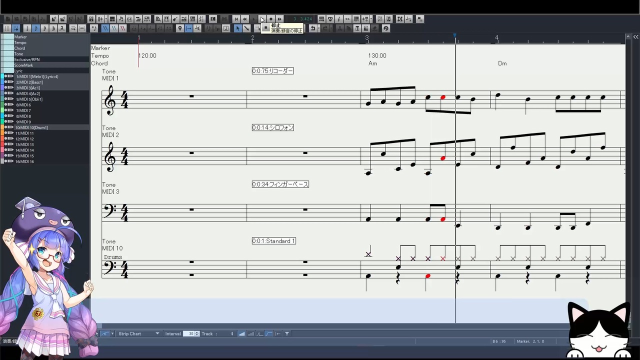 初級者DTMerの10分DTM挑戦! 2024/01/03 - ニコニコ動画