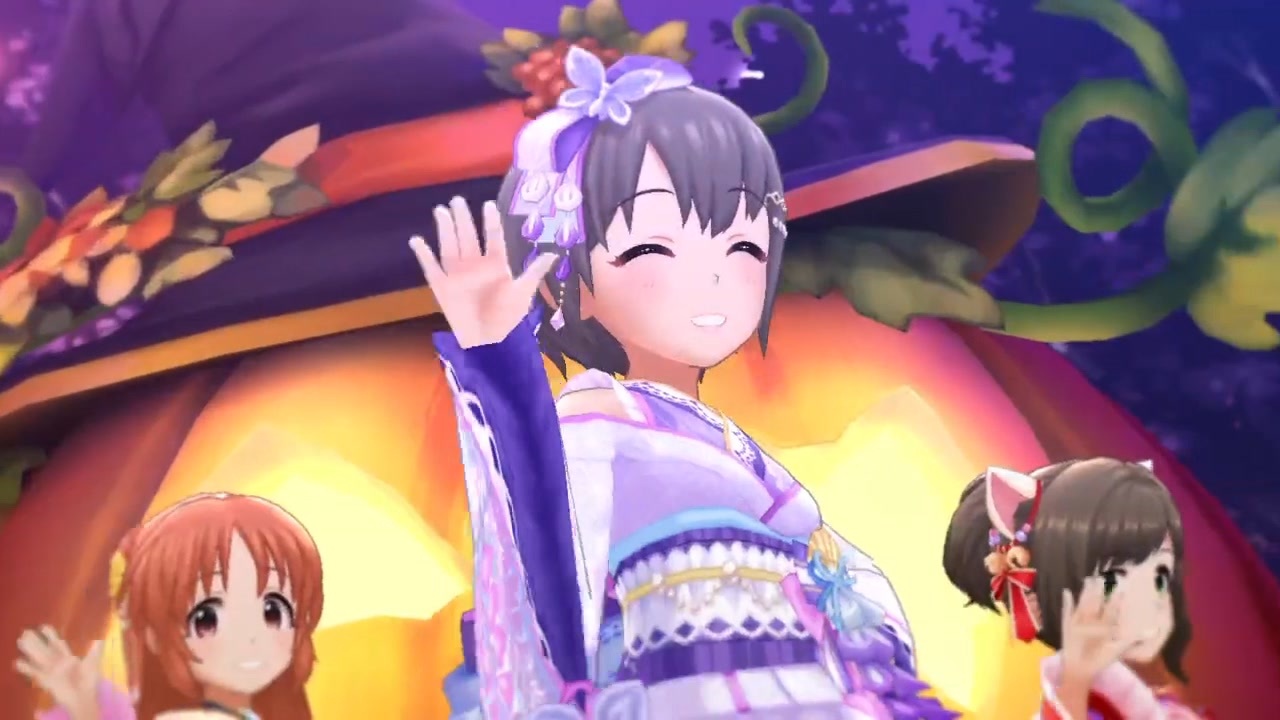 【デレステMV】Halloween♥Code 新SSR [藤色乙女草紙] 乙倉悠貴 【振袖衣装統一オリメン】 - ニコニコ動画