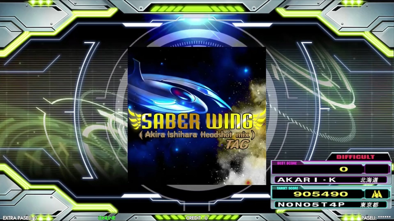 【譜面確認用】SABER WING (Akira Ishihara Headshot mix) (DDP)【DDR】 - ニコニコ動画