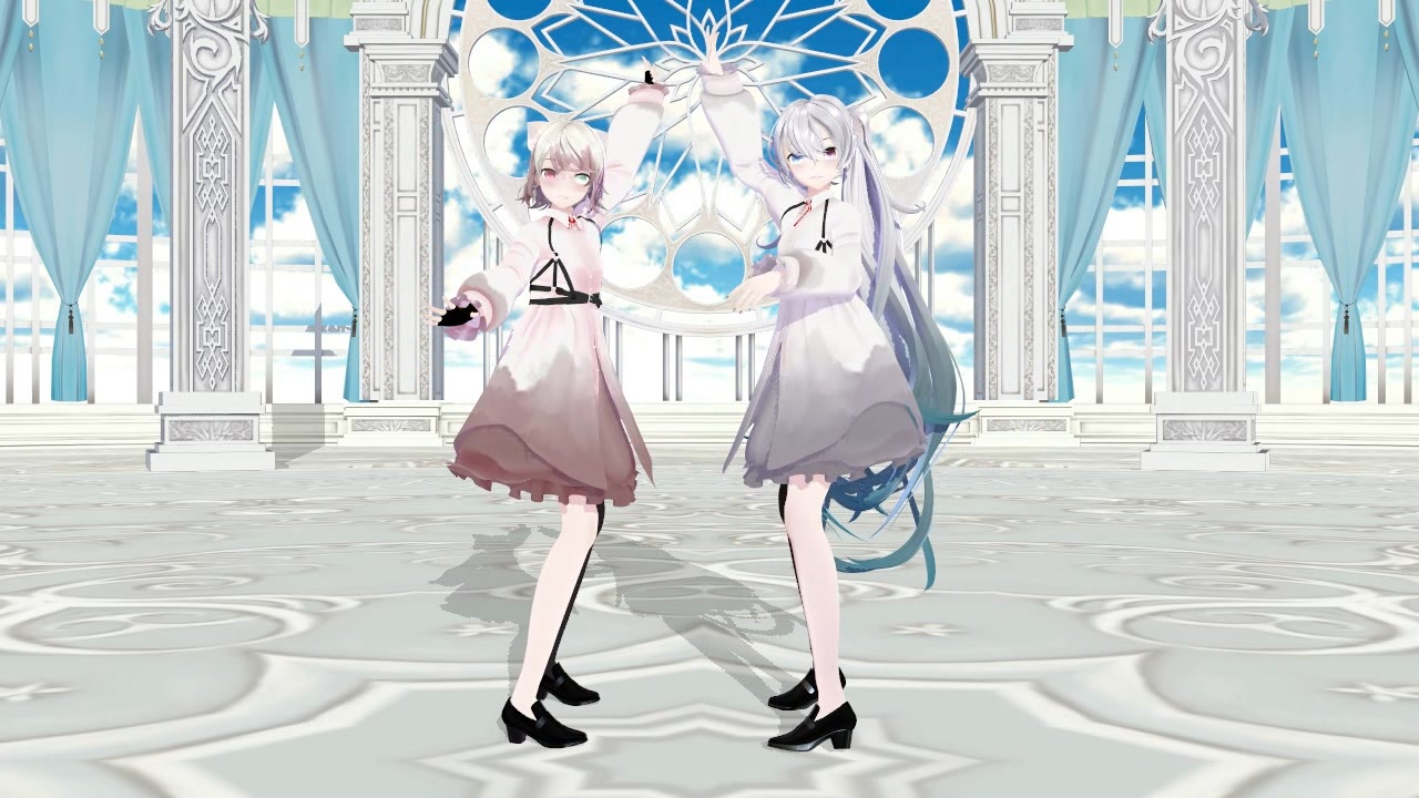 【MMD】YYB Monochrome Miku・Rinさんで「Promise(samfree)」 - ニコニコ動画