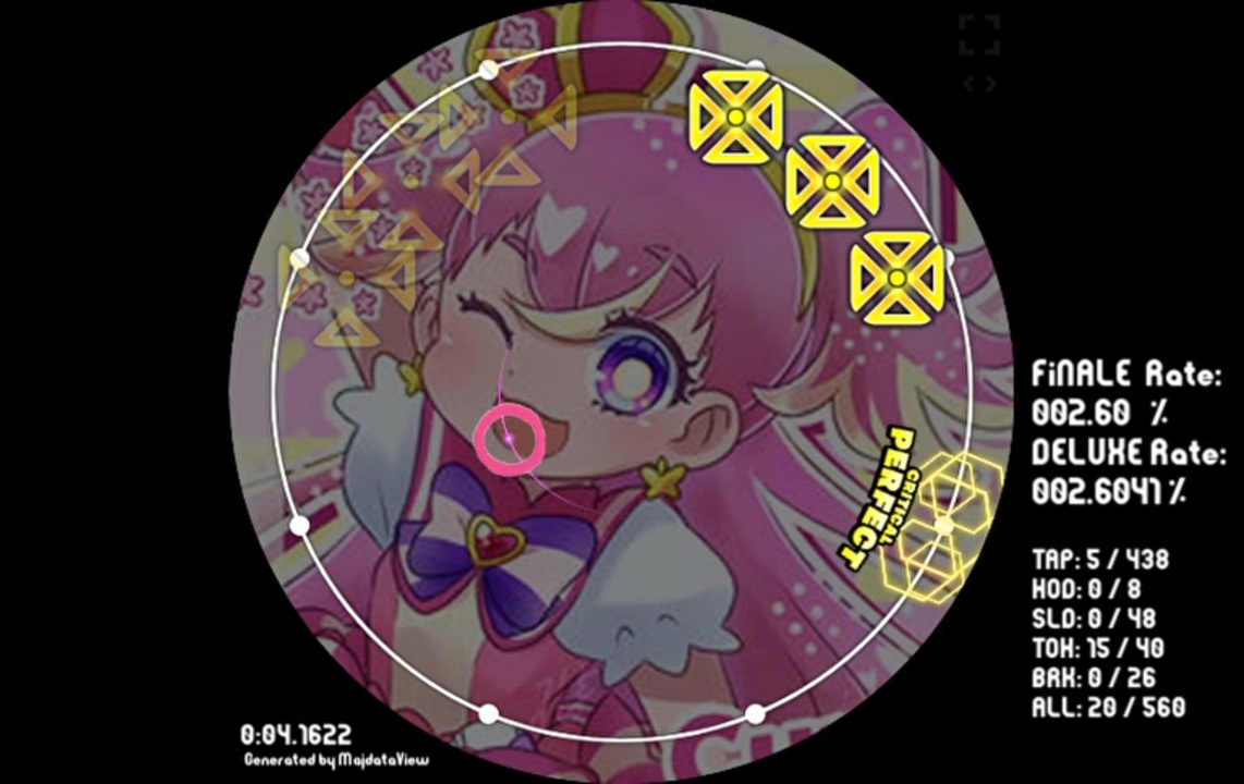 majdata アダムとイブの極上ラブストーリー/小中大 MASTER Lv.12+ - ニコニコ動画