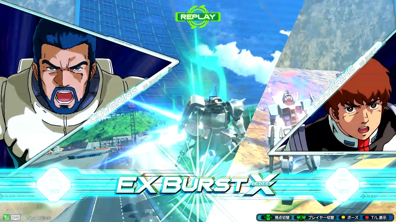 EXVS2OB 01.14 一年戦争プラマ その2 - ニコニコ動画