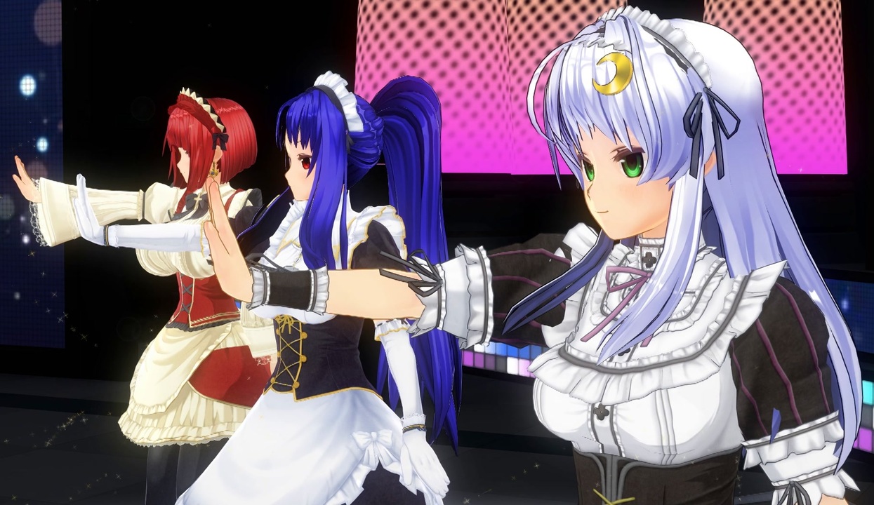 【COM3D2】版権風味なメイド3人娘で「Luminus Moment」 - ニコニコ動画