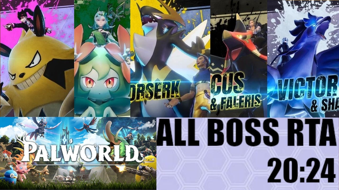 パルワールド 全ジムリーダー撃破RTA/Pal world ALL BOSS RTA - ニコニコ動画