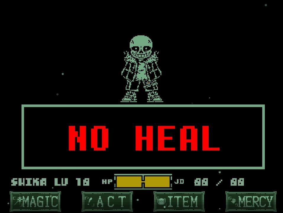 [Undertale(scratch)]inkentertale Phase1 NOHEAL - ニコニコ動画