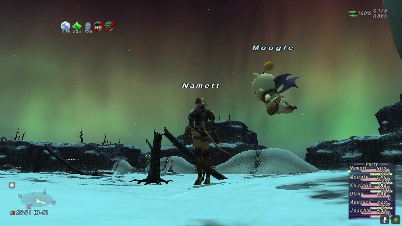 カッパのFF11生活S026 ヴァナ・ディール10の絶景「クフィム島のオーロラ」 - ニコニコ動画