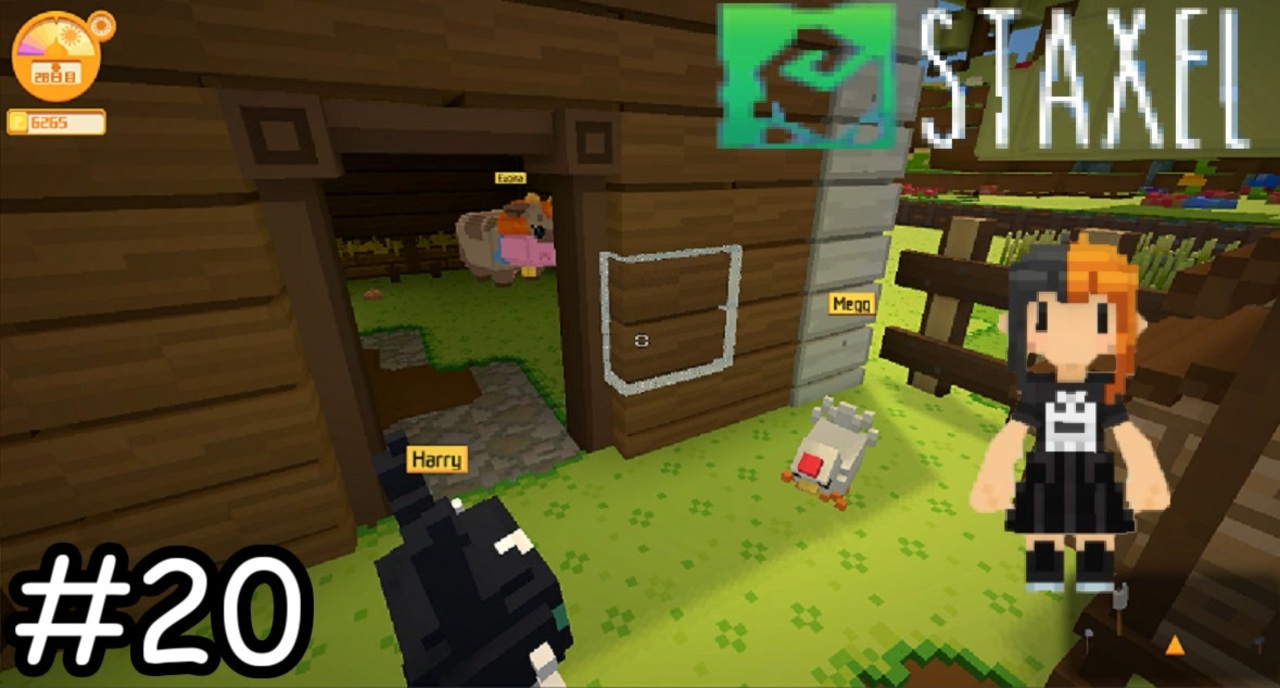 新しい町で作る、建てる、育てる【Staxel】実況プレイpart20 - ニコニコ動画