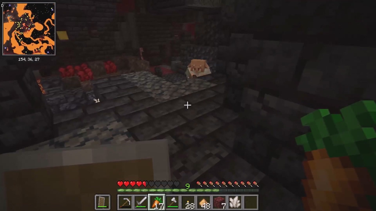 【Minecraft】JAVA版初のネザー！途中、ピグリンだらけの要塞を発見し…【のんびりまったりクラフト‐Part6】【マイクラ実況】 - ニコニコ動画