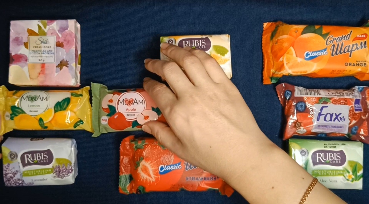 ASMR SOAP SORTING, TAPPING - ニコニコ動画