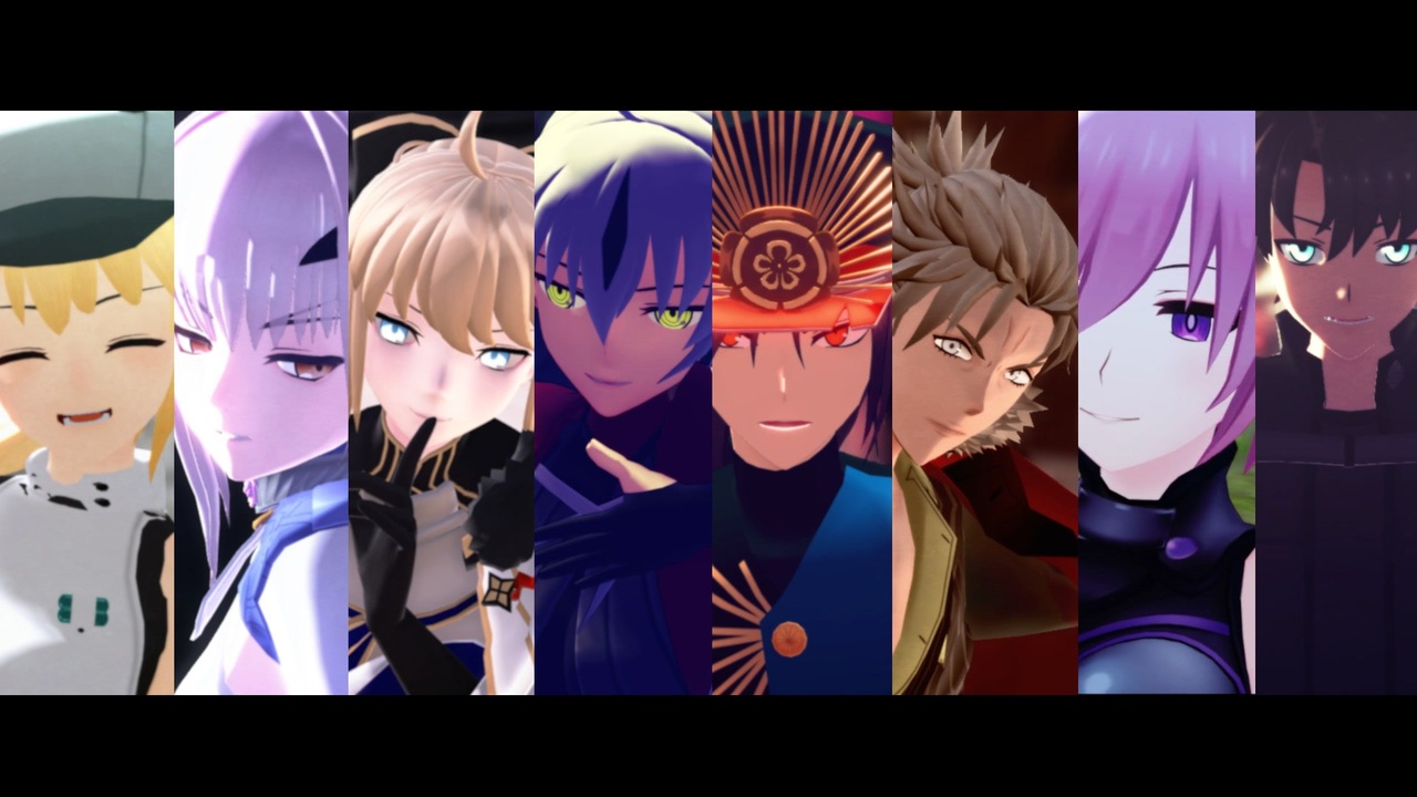 【Fate/MMD】FGOキャラまとめ【8曲】 - ニコニコ動画