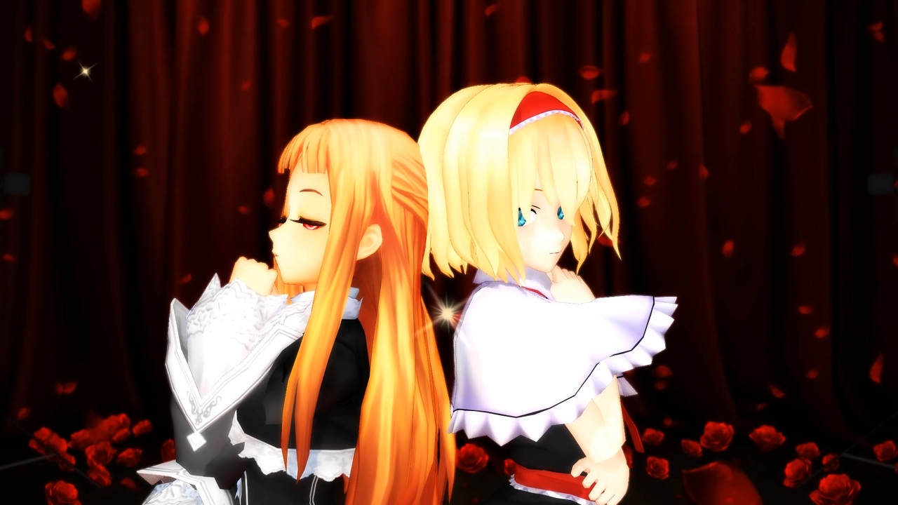 【MMD】QUEEN 2人Ver.「黒レアリス」 - ニコニコ動画