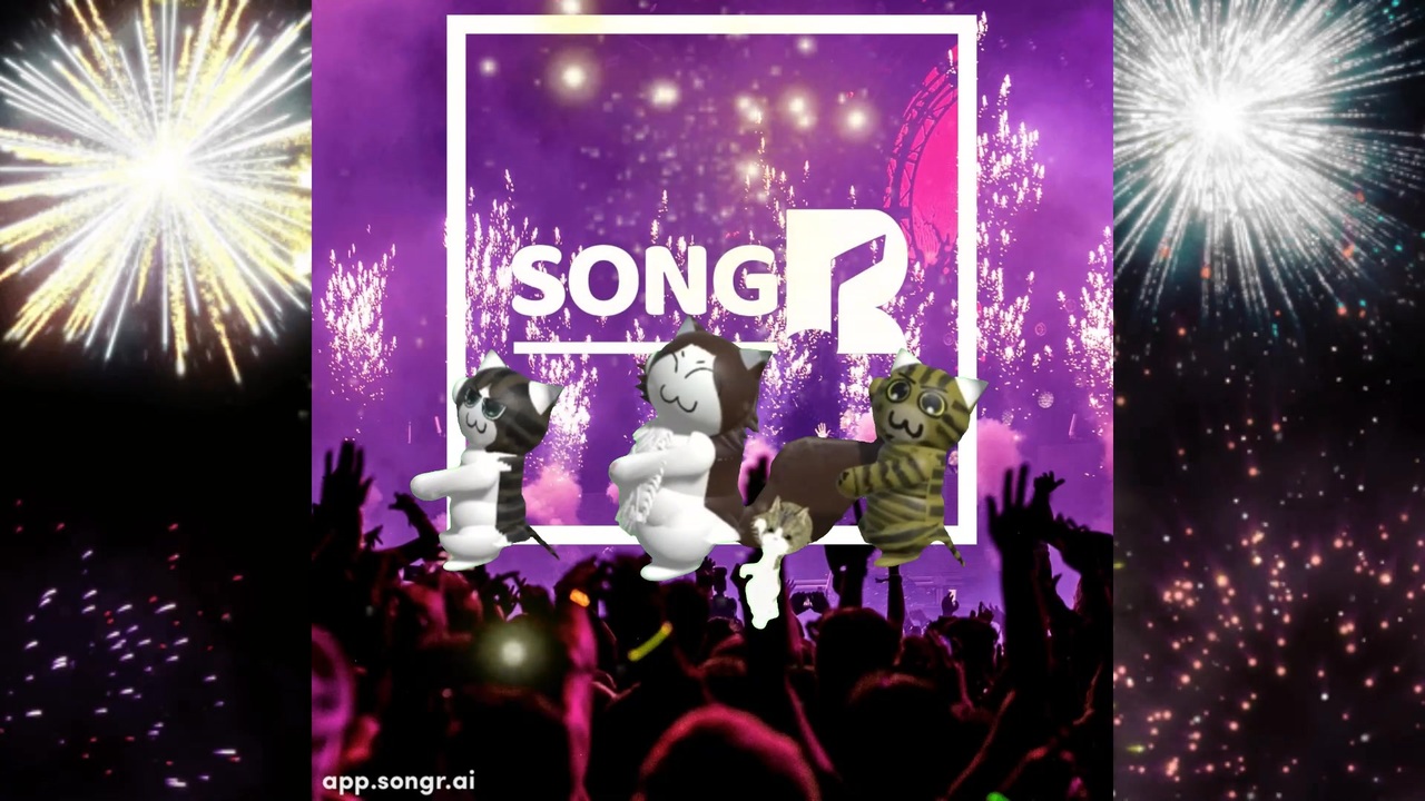 SONGRで、うちの猫の オリジナルソングを作ってみた！ - ニコニコ動画