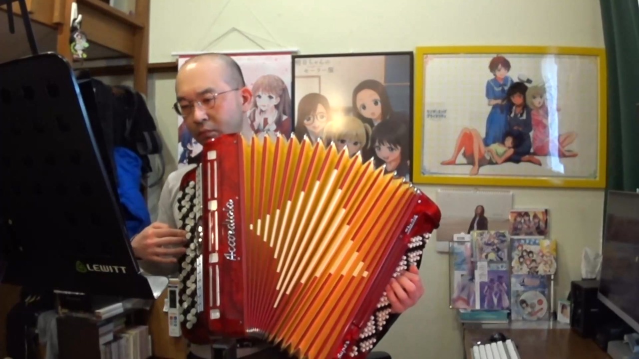 アコーディオンでeufonius「Liaison」弾いてみた - ニコニコ動画