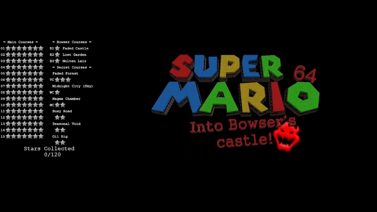 SM64 Into Bowser's Castle Playthrough - ニコニコ動画