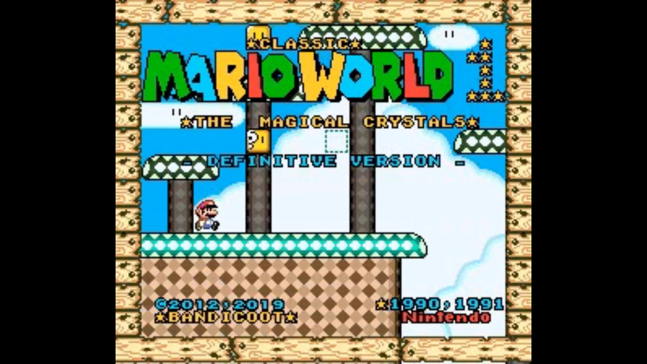 SMW Hack Longplay Classic Mario World The Magical Crystals - ニコニコ動画