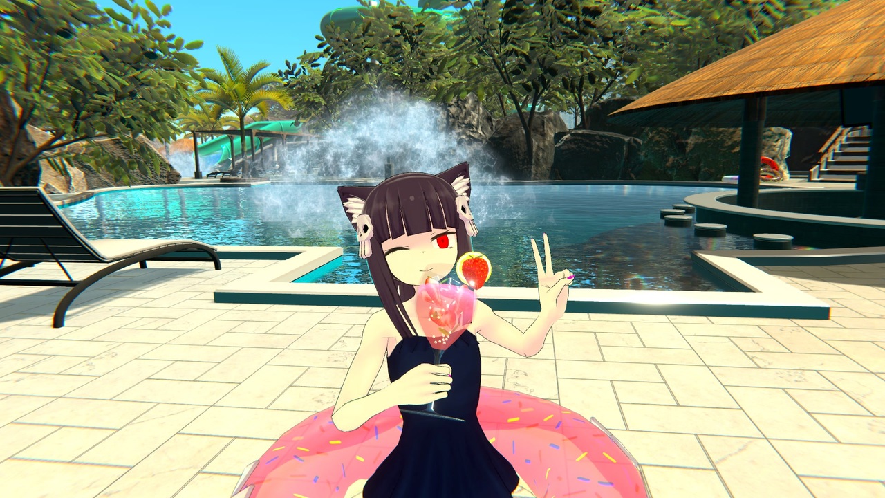 【VRChatワールド紹介】AQUA HEAVEN - Waterpark Pool - ニコニコ動画