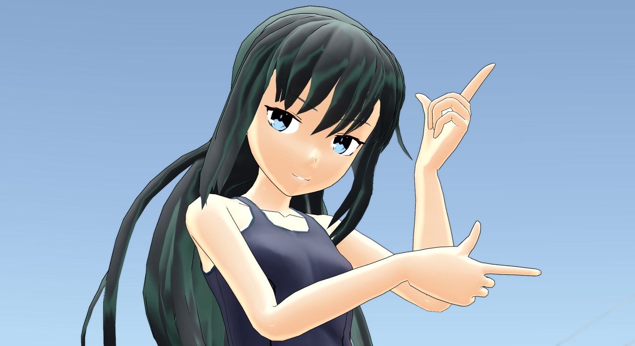 【MMD艦これ】スク水朝潮が魅せる「アイドル」【rim式水着祭り4】 - ニコニコ動画