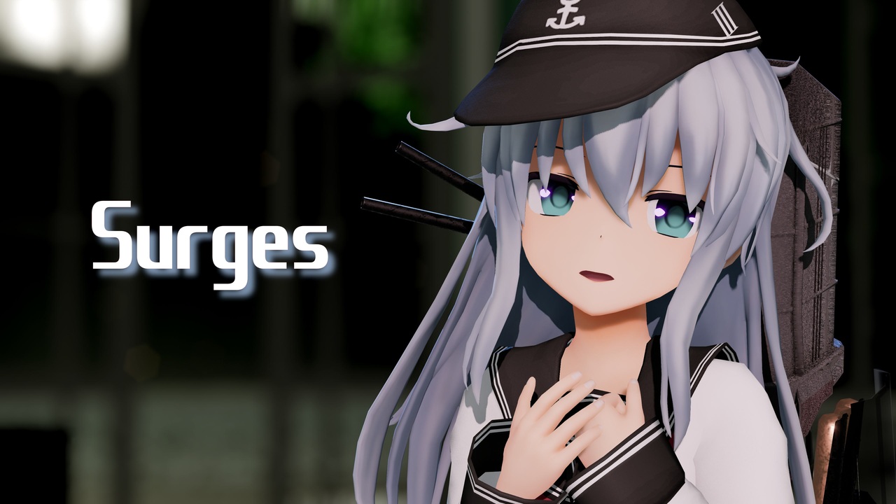 【MMD艦これ】響で「Surges」 - ニコニコ動画