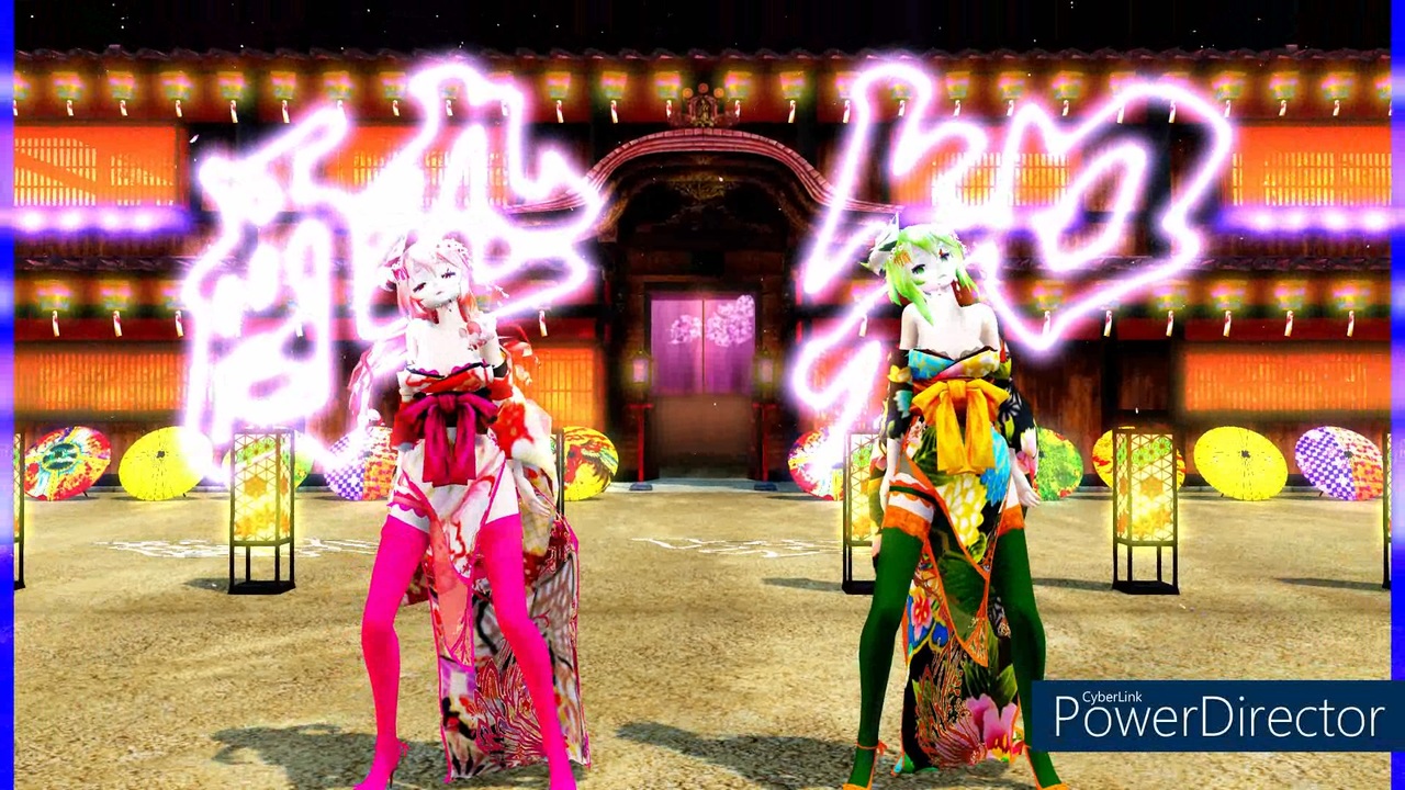 MMD、テト、グミ、計2人、で、酔いどれ知らず - ニコニコ動画