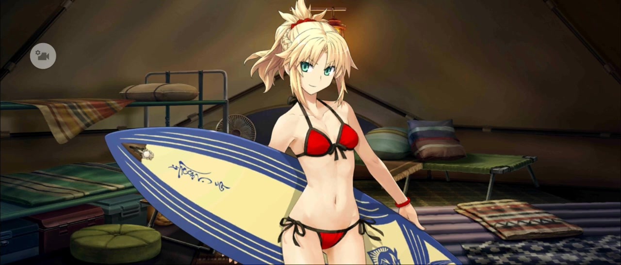 【FGO】モードレッド（マイルーム）友達。『無実況』 - ニコニコ動画