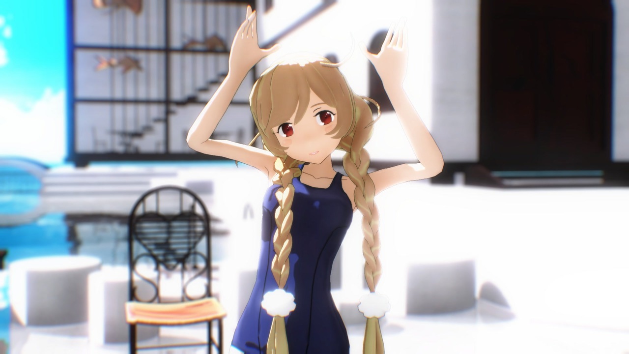 【rim式水着祭り4】スク水峯雲が魅せる「ラビットホール」【MMD艦これ】 - ニコニコ動画