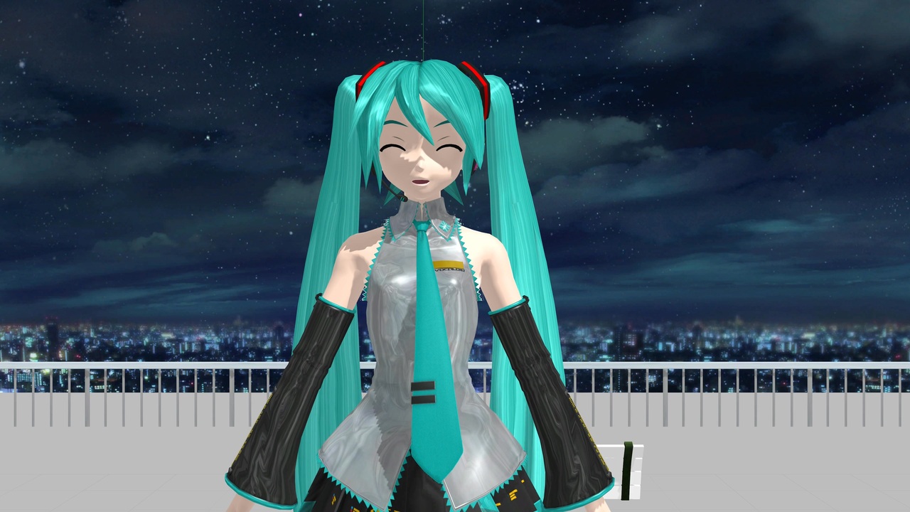 Hatsune Miku NT Original 初音ミク Anniversary Message MMD MikuMikuDance ...