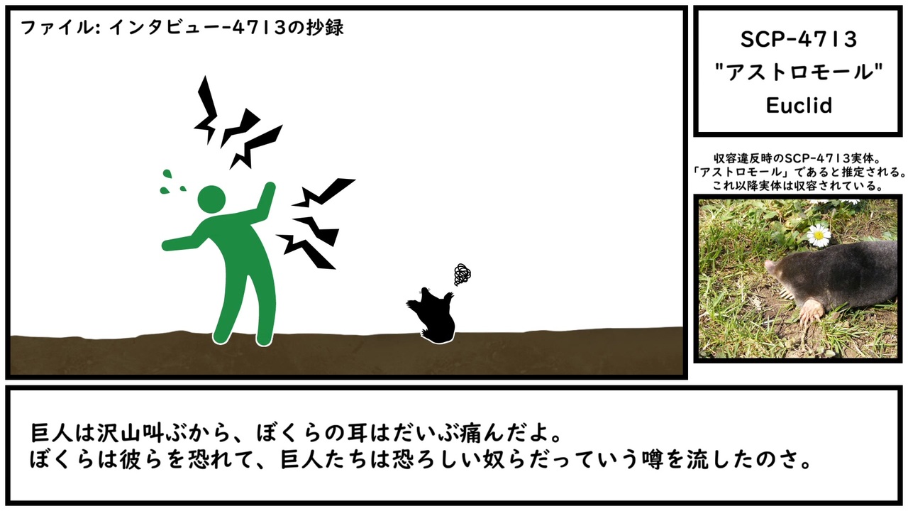 【ゆっくり紹介】SCP-4713【"アストロモール"】 - ニコニコ動画