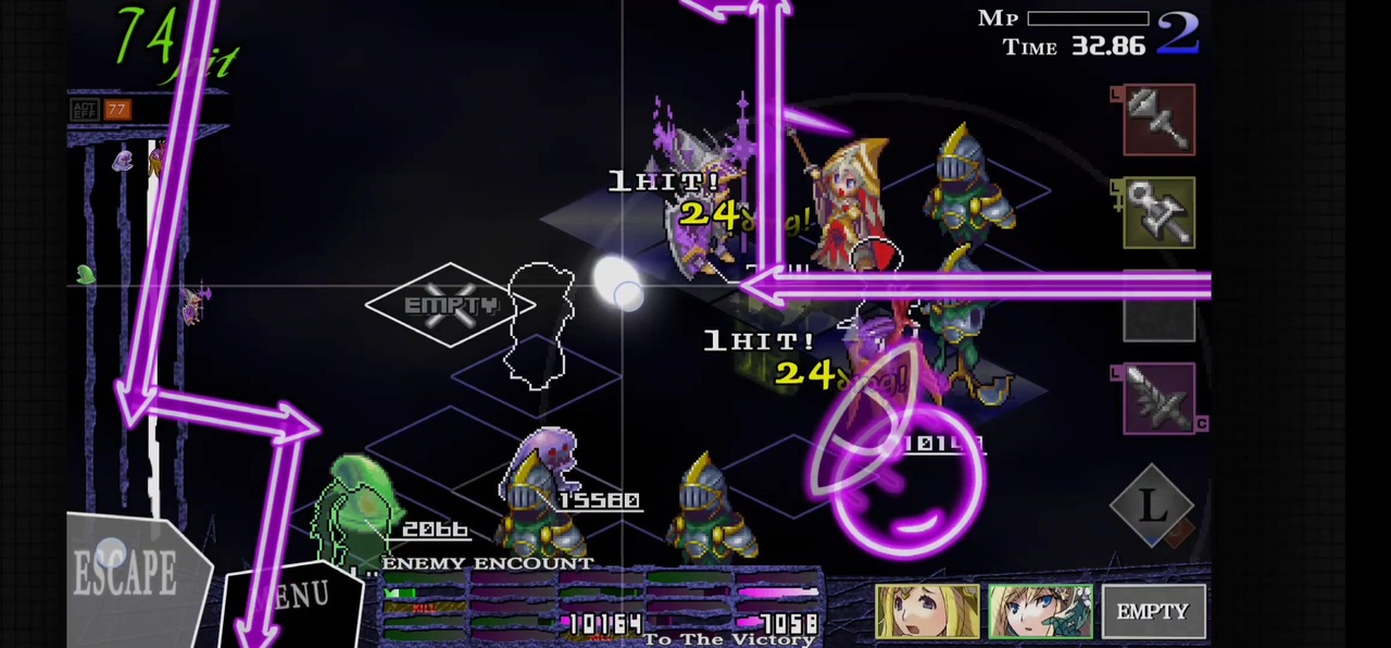 ナイツインザナイトメア マリア編Scene24 1 Hard 戦闘パートプレイ動画【Knights in the Nightmare ...