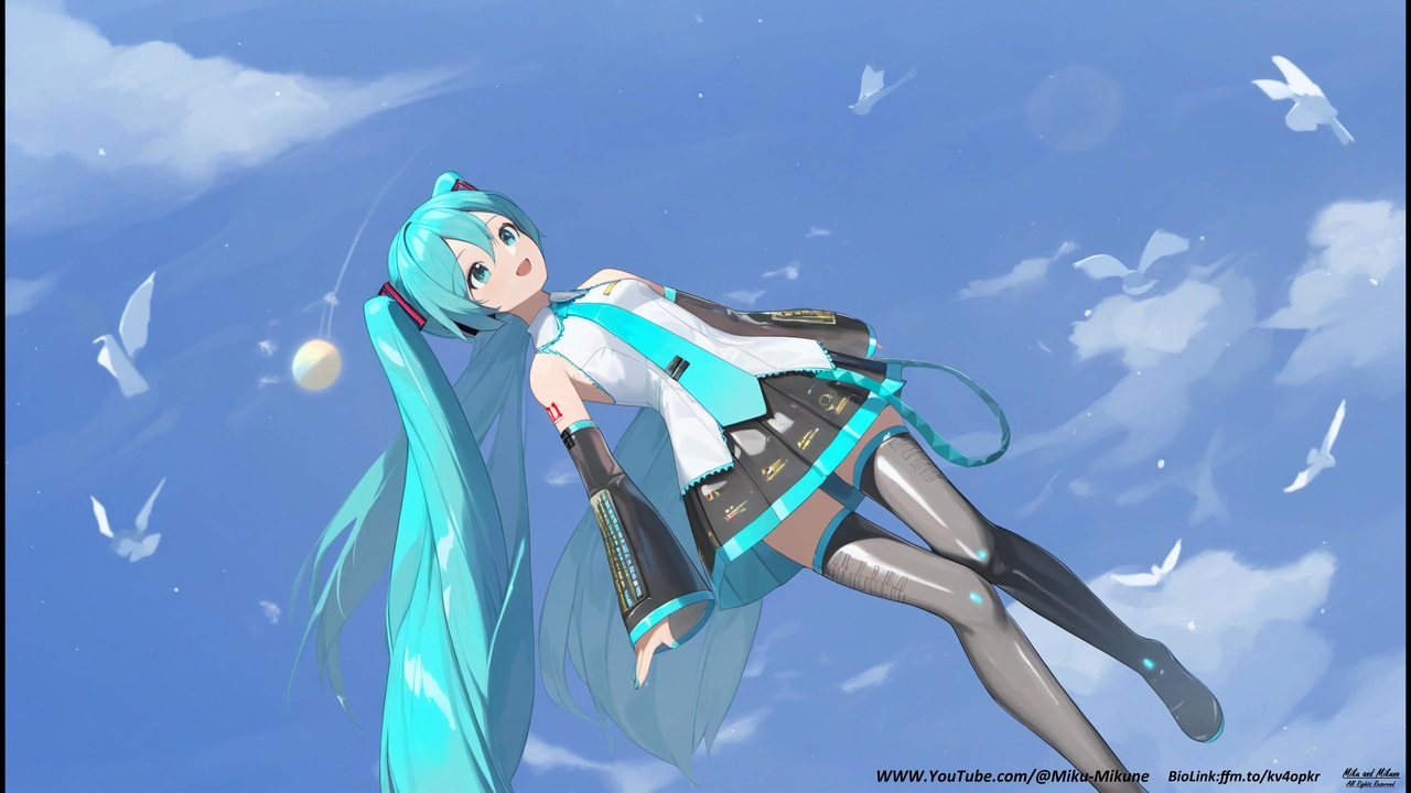 Hatsune Miku 初音ミク (Miku and Mikune) Anniversary Message from Hatsune ...