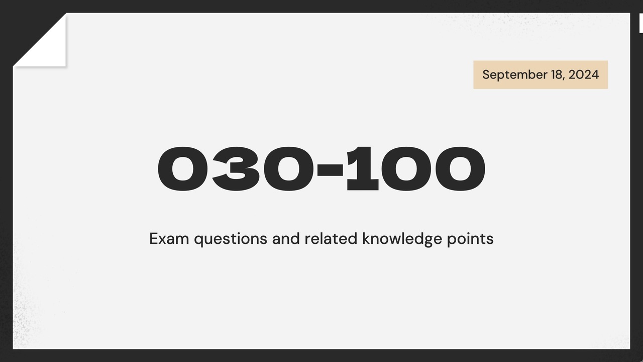 Lpi Web Development Essentials 030-100 Free Dumps - Demos for Checking Online - ニコニコ動画