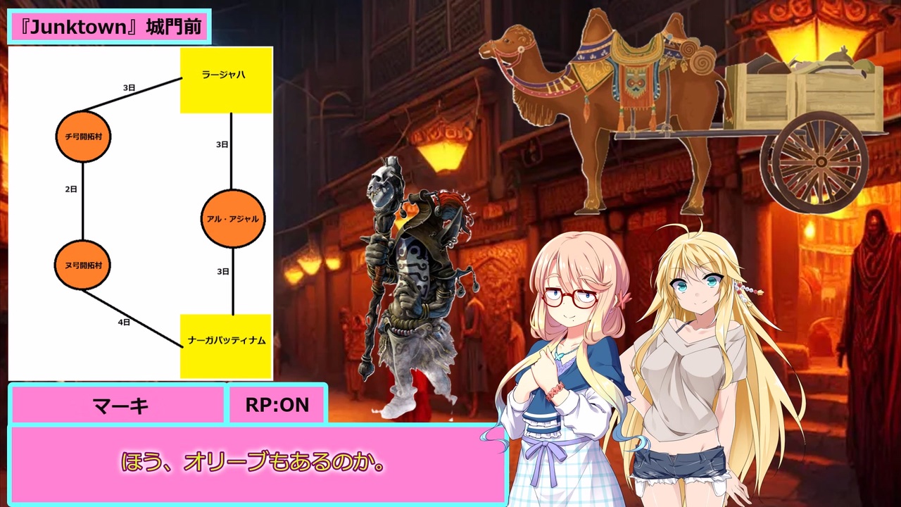 【SW2.5】砂漠の蛮族珍道中【TRPG仮想卓】Ep 3-1 - ニコニコ動画