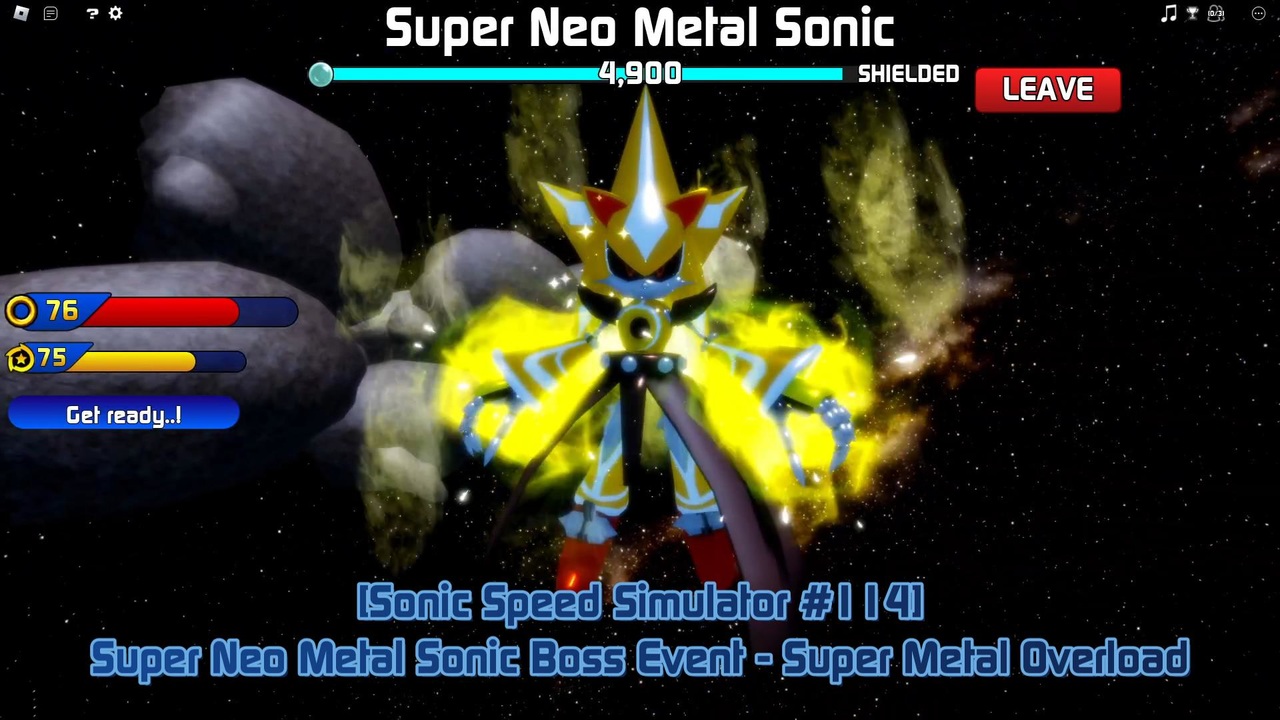 【Sonic Speed Simulator #114】Super Neo Metal Sonic Boss Event - Super ...