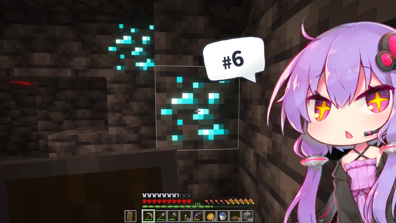 【Minecraft】ゆかりさんのまったりハードコア！Part6 - ニコニコ動画