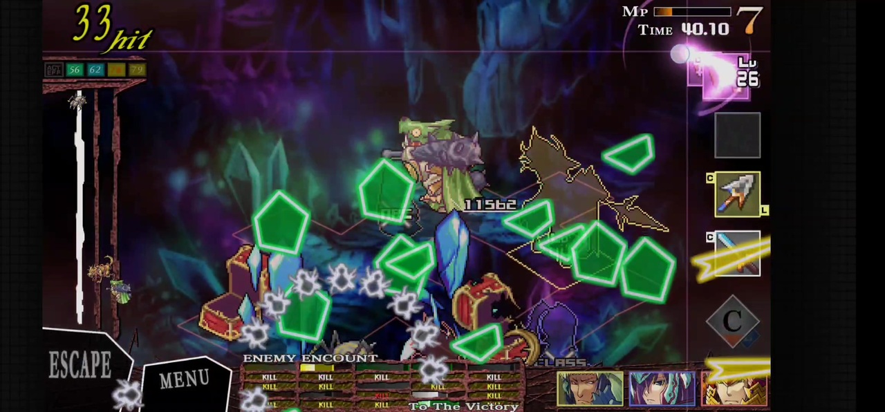 ナイツインザナイトメア マリア編Scene40 2 Hard 戦闘パートプレイ動画【Knights in the Nightmare ...