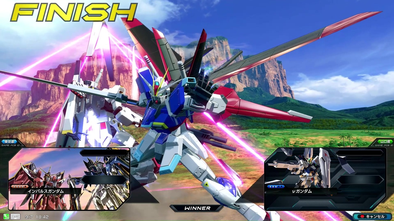 EXVS2OB フワ格ピョン格してたいインパルス視点 オバブ - ニコニコ動画