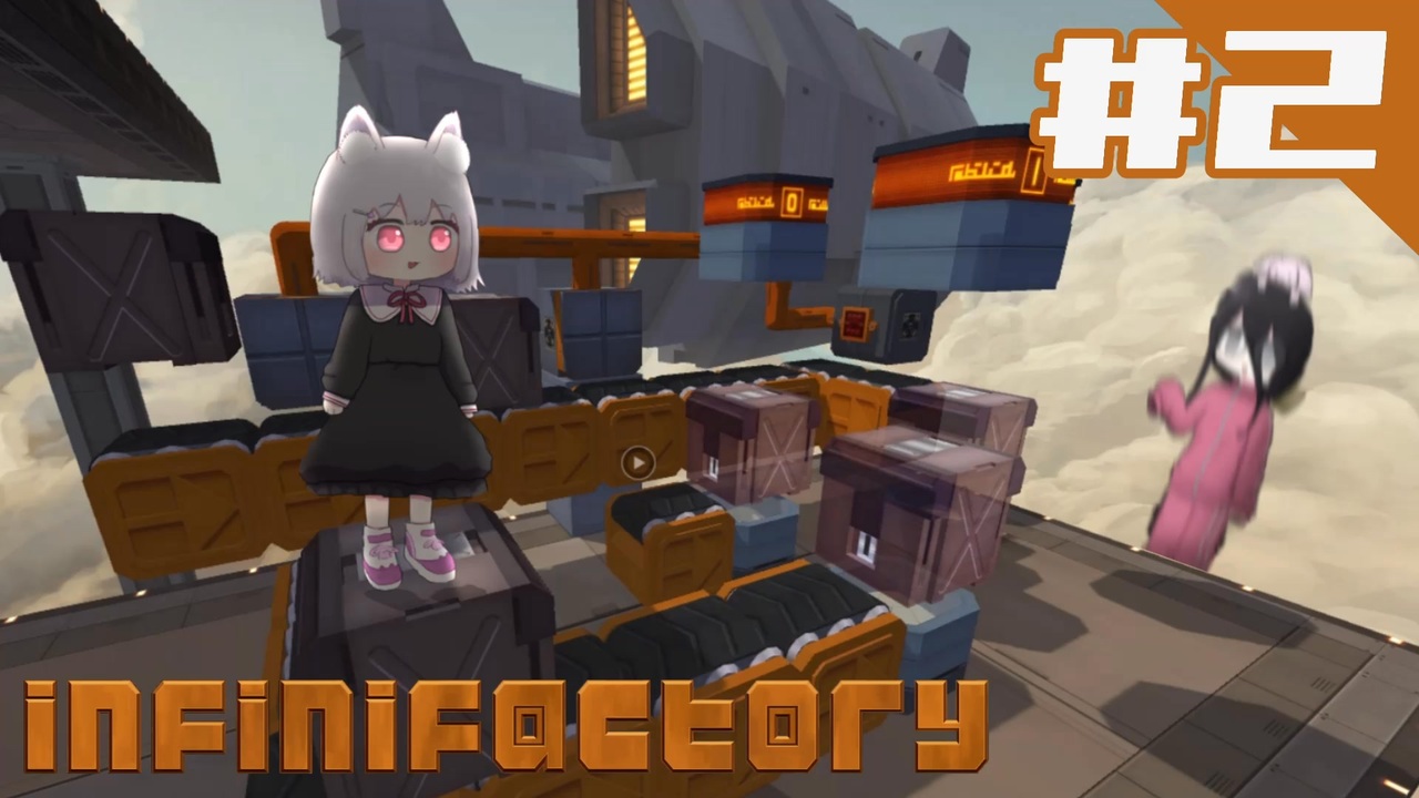 2 Infinifactory】空中造船所でうさぎと小夜がふつうにパズルゲームやるだけ【中国うさぎ/小夜】 - ニコニコ動画