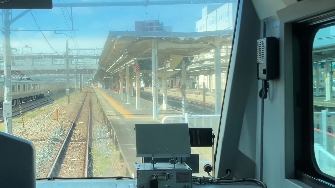 Train front view JR East Takasaki Line E231,E233 series Japan 【前面展望】日本 ...