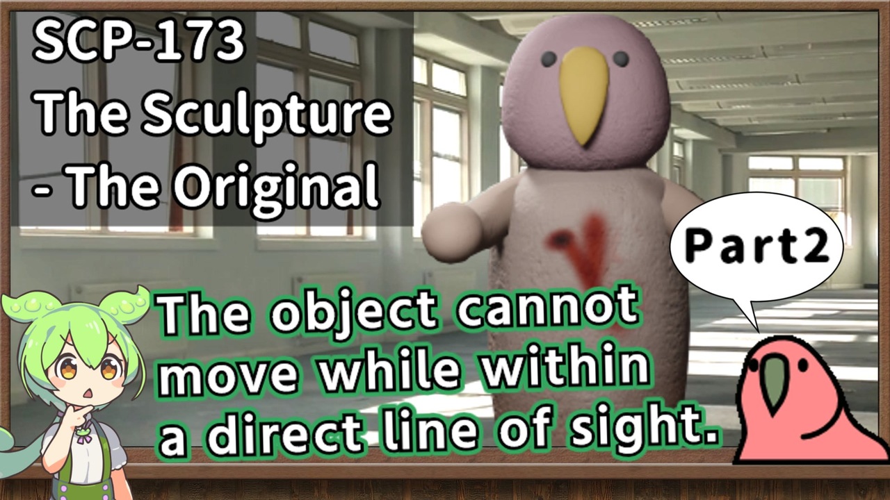 【英語でSCP_音読練習】SCP-173 彫刻 - オリジナル【Part2】 - ニコニコ動画