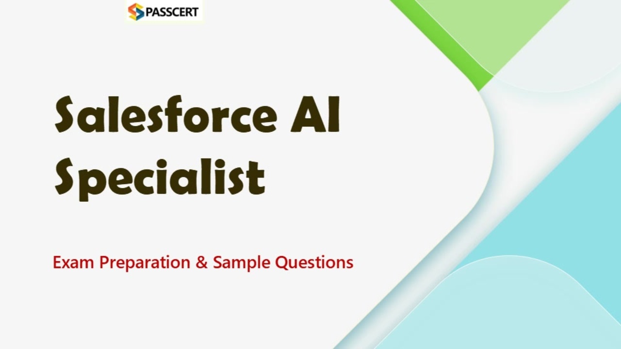 Salesforce AI Specialist Certification Exam Preparation - ニコニコ動画