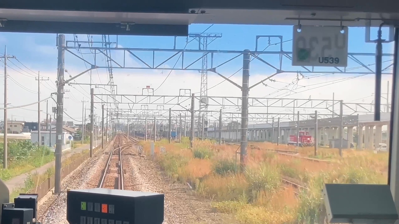 Train view JR East Takasaki Line Saitama Japan 【カット多め車窓】日本 JR東日本 高崎線 熊谷 ...