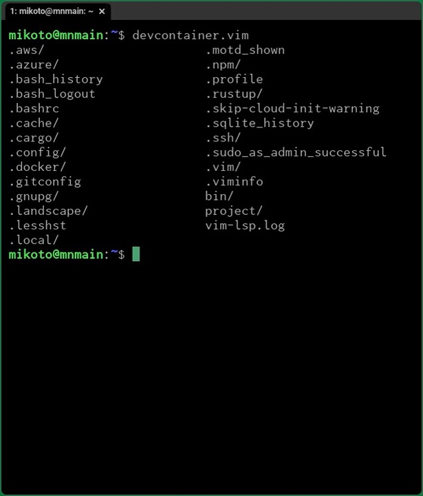 devcontainer.vim 機能追加報告 - サブコマンドの補完ができるようになりました - ニコニコ動画