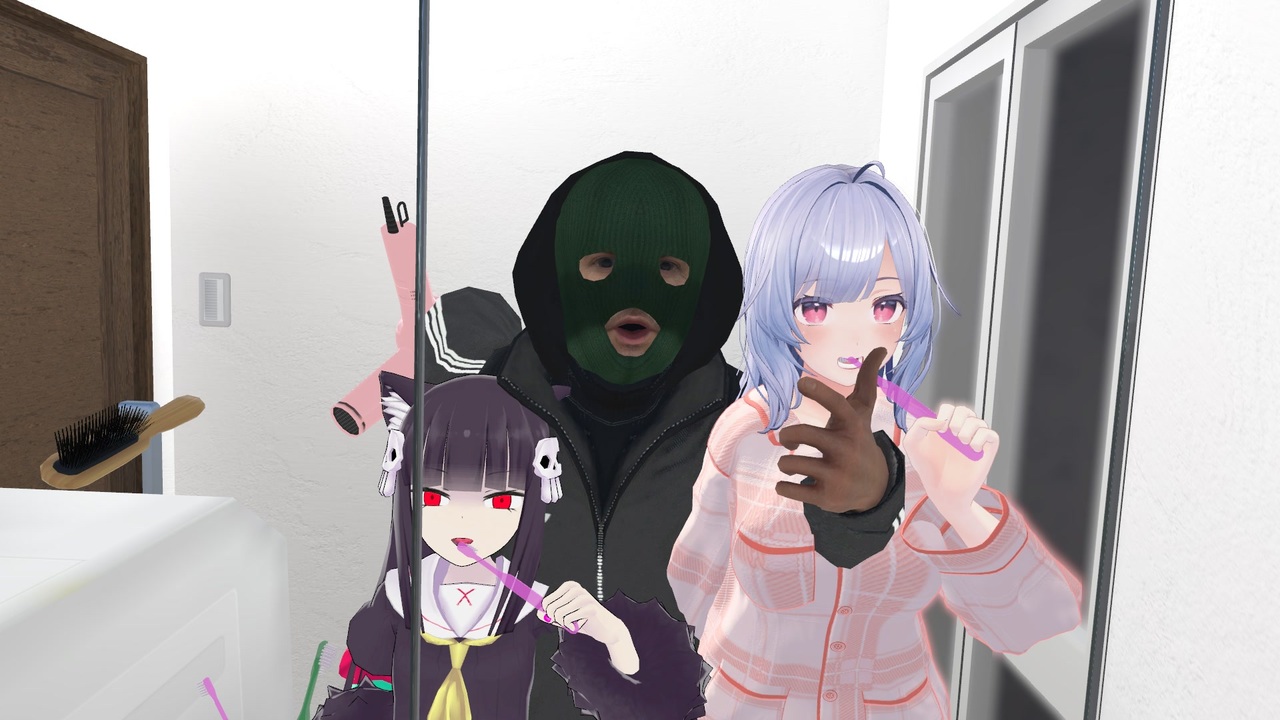 【VRChatワールド紹介】[JP]Toothbrushing world～桔梗ちゃんと一緒に歯みがきをするワールド～ - ニコニコ動画