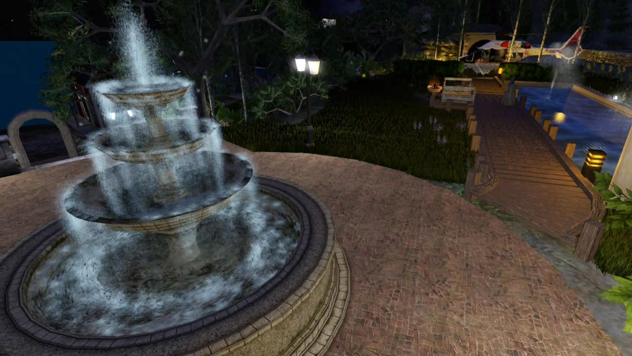 【メタバースの現在2024】SecondLife「私設公園Mowry Park（モーリーパーク）の夜」 2024年11月6日撮影 - ニコニコ動画