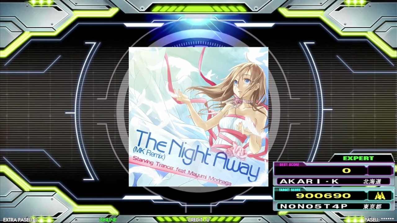 【譜面確認用】The Night Away(MK Remix) (EDP)【DDR】 - ニコニコ動画