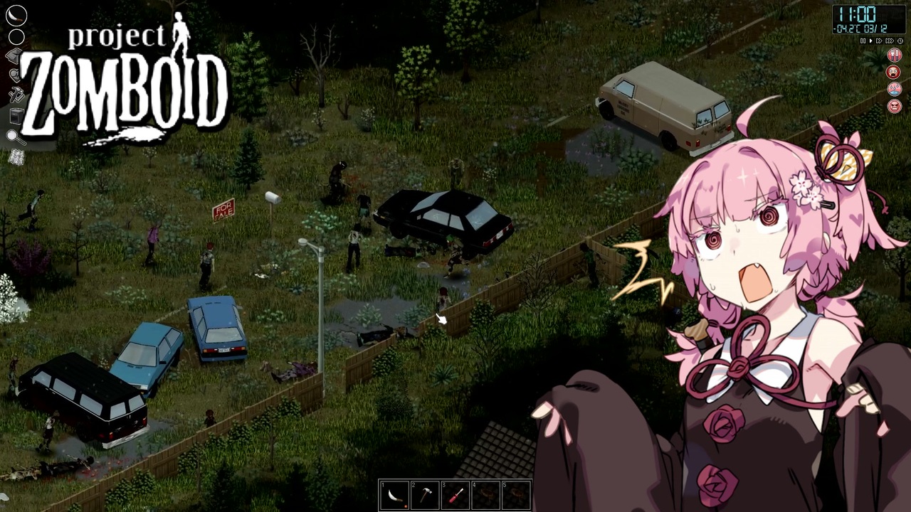 もやしの姉、逃げ惑う【S2 Project Zomboid #27】 - ニコニコ動画