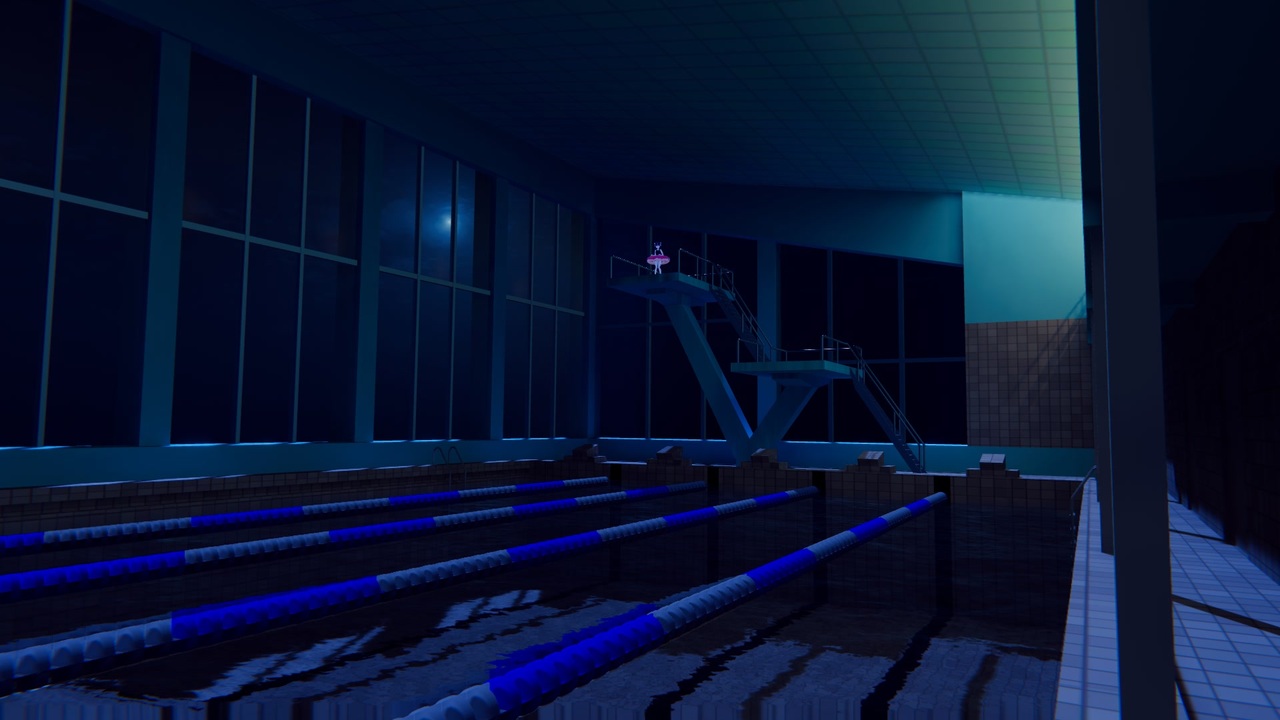 【VRChatワールド紹介】Azure Swimming Pool - Pripyat - ニコニコ動画