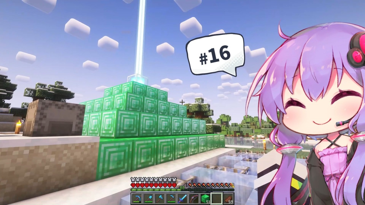 【Minecraft】ゆかりさんのまったりハードコア！Part16 - ニコニコ動画