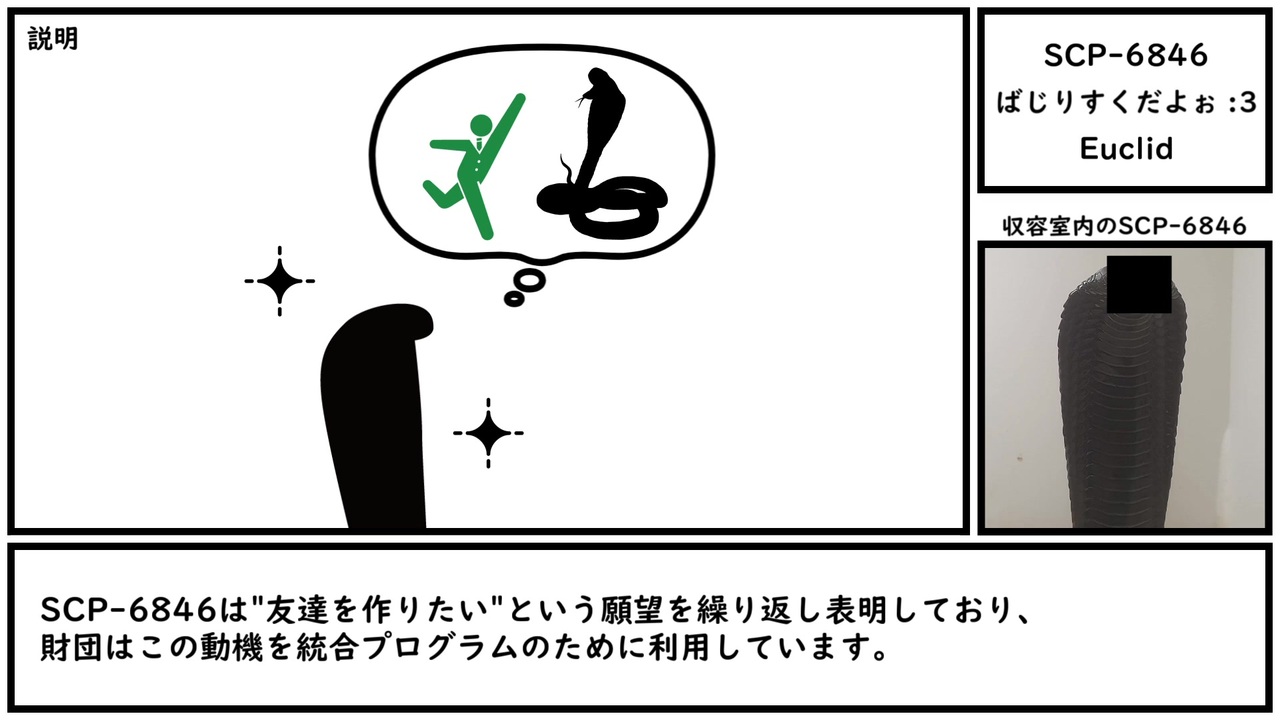 【ゆっくり紹介】SCP-6846【ばじりすくだよぉ :3】 - ニコニコ動画