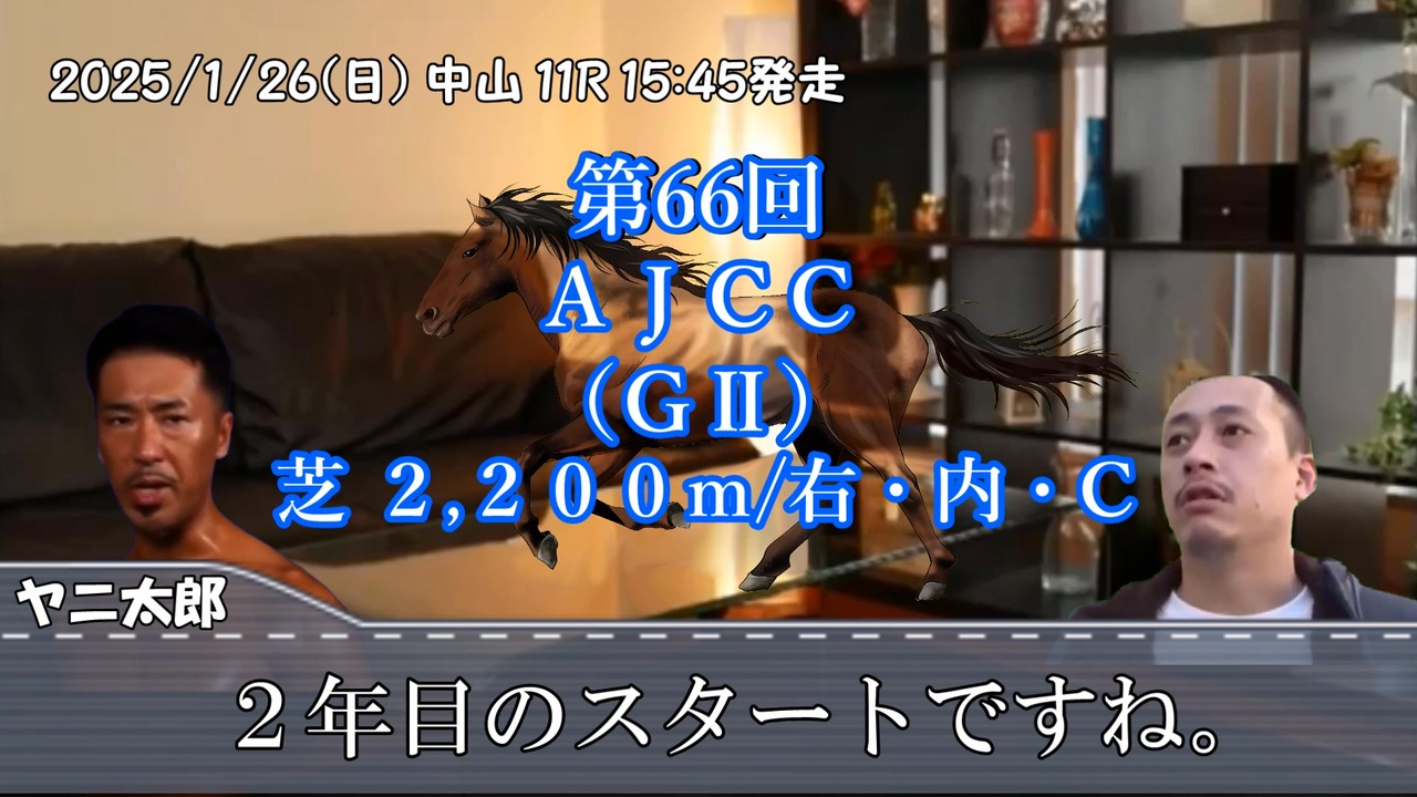 お前を、プラス収支へ誘う…！！.mp48（AJCC） - ニコニコ動画